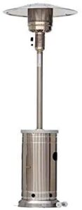 yzpfsd style selections/garden treasures 48,000 btu stainless steel floorstanding liquid propane patio heater，portable outdoor heat lamp