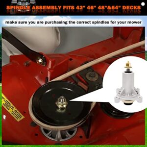 KOOTANS Spindle Assembly Fit for Husqvarna 587819701 532187281 587820301 587125401 532187292 532192870 532187281 539112057 Yth22v46 YT3000ds, Ariens 21546238 21549012 and 42" 46" 48" 54" Mower Deck