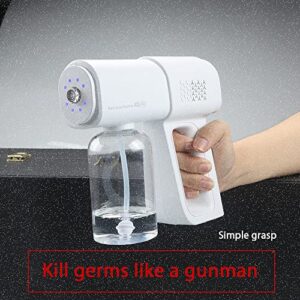 Handheld Steam Fogger Sprayer Gun Spray Machine Nano Electric Sanitizing Atomizer (White)