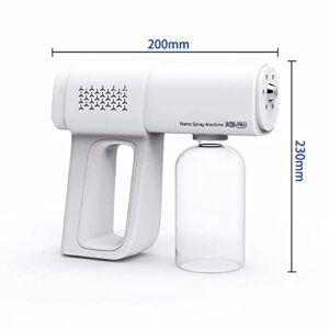 Handheld Steam Fogger Sprayer Gun Spray Machine Nano Electric Sanitizing Atomizer (White)