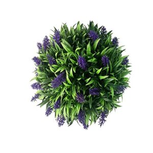 jkapagzy simulation grass ball artificial lavender outdoor plant bush patio for wedding hotel garden home party yard