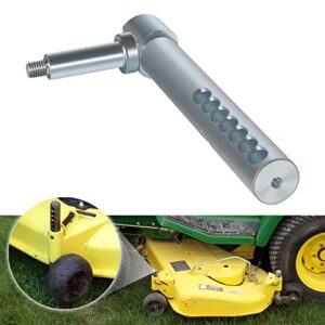 mower deck gauge wheel arm shaft left front & right rear on 54c & 62c mowers for john deere tractor & lawn & garden tractors gx345 gx355 2210 4010 gt225 gt235 x465 x485 am131289