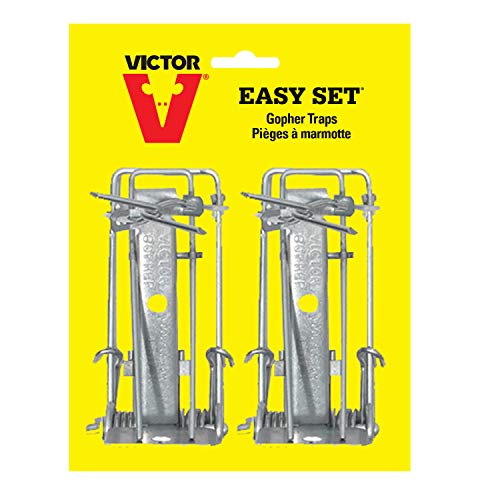 Victor 0611 Easy Set Weather-Resistant Outdoor Gopher Trap