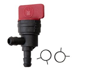 prime line 7-02341 fuel shut-off valve w/clamps 90 degree