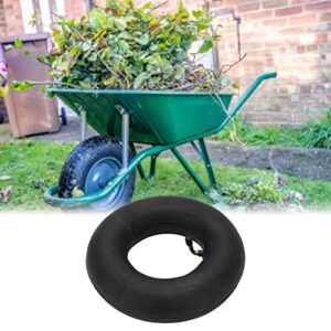 Dilwe Inner Tube, 4.10/3.50‑4 Rubber Bent Valve Inner Tube for Trolleys, Lawn Mowers, Garden Trailers, Garden Tractors