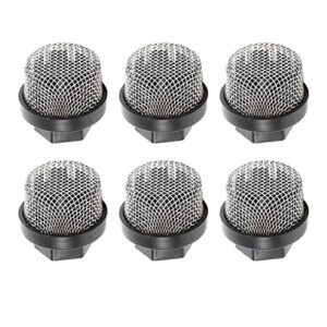 cdiytool 6 pcs hose inlet strainer filter, inlet suction strainer garden hose strainer filter pump inlet strainer sprayer filter 7/8 thread for garden washers water filter sprayer 390 395 495