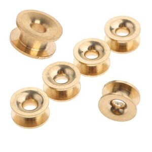 JIUDANI 6Pcs Universal Grass Trimmer Head Eyelets Sleeve Strimmer Cutter Parts Accessories Replacement Parts