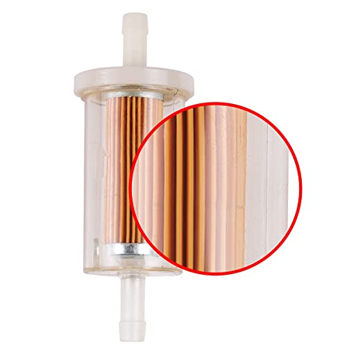 Hipa Pack-Of-2 695666 Fuel Filter for 845125 691035 493629 John Deer D100 D105 D110 D120 D125 D130 D140 D150 D155 D160 D170 L105 L108 L111 L120 L118 LA120 LA130 LA125 LA115 LA105 Lawn Mower Tractor