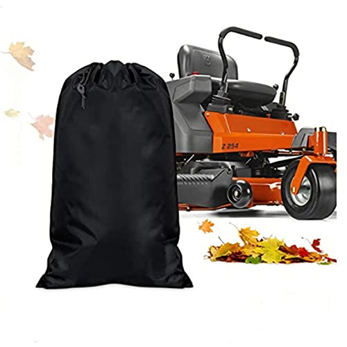 Lawn Tractor Leaves Bag Lage Capacity Garden Lawn Mower Leaf Storage Bags 54 Cubic Feet Outdoor Lawn Tractor Leaf Collection Bag Reusable Yard Grass Catcher Leaf Bag for Fast Garden Leaf Cleaning