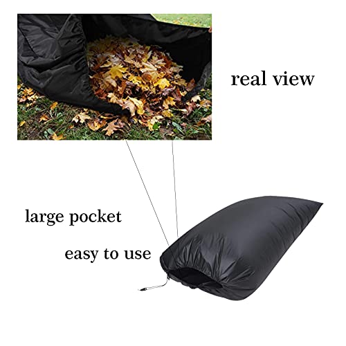 Lawn Tractor Leaves Bag Lage Capacity Garden Lawn Mower Leaf Storage Bags 54 Cubic Feet Outdoor Lawn Tractor Leaf Collection Bag Reusable Yard Grass Catcher Leaf Bag for Fast Garden Leaf Cleaning