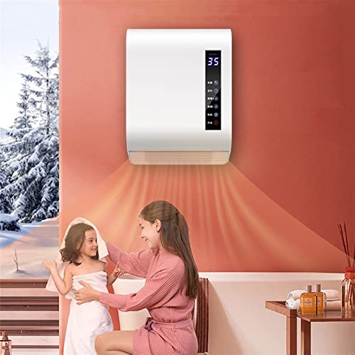 Outdoor Garden Heater Wall Mount Electric Heaters, 2200W PTC Ceramic Heater, Bathroom Space Heater, LED Touch Screen and Remote Control, 3 Modes, 9h-Timer Patio Heater