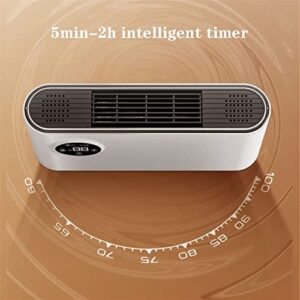 Outdoor Garden Heater Ceramic Heater, Wall Mounted Bathroom Heater with Touch Screen and Retractable Towel Bar, 2200W Fast Heating, 3 Modes, 2H Timer, Overheating Protection Patio