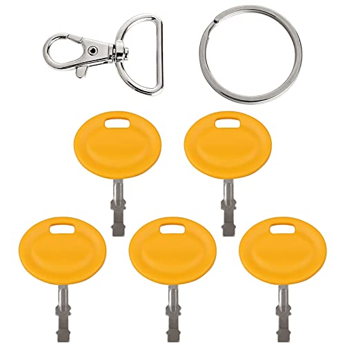 5pcs Spare Keys Ignition Keys Compatible with Cub MTD Troy Bilt Craftsman Lawnmower, Extra Keys Backup Keys to Replaces 625-05000 625-05002 925-2054A 925-1745A