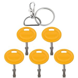 5pcs Spare Keys Ignition Keys Compatible with Cub MTD Troy Bilt Craftsman Lawnmower, Extra Keys Backup Keys to Replaces 625-05000 625-05002 925-2054A 925-1745A