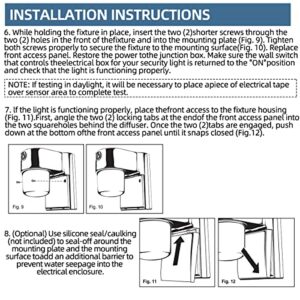 Owleye LED Wall Pack Light Porch Light with Photocell, 1000LM [AC120/60HZ] IP54 Waterproof Dusk to Dawn Outdoor Lighting Fixture for Garage Warehouse Garden 4000K-Daylight 4 Pack-Black