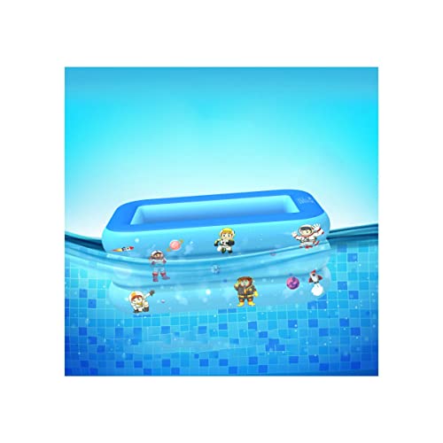 BESPORTBLE Inflatable Swimming Pool, PVC Inflatable Pool Summer Outdoor Home Garden Backyard Kids Swimming Pool (120cm 2 Layers) Swimming Pools