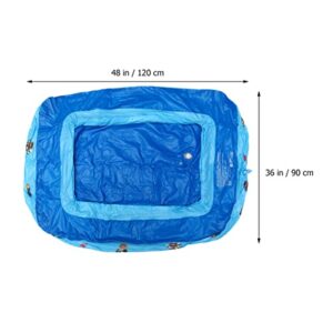 BESPORTBLE Inflatable Swimming Pool, PVC Inflatable Pool Summer Outdoor Home Garden Backyard Kids Swimming Pool (120cm 2 Layers) Swimming Pools