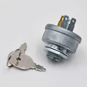 craftsmen riding lawn mower ignition switch with 3 position 2 keys 5 terminals std365402 24688 725-0267 925-0267 21064 42106