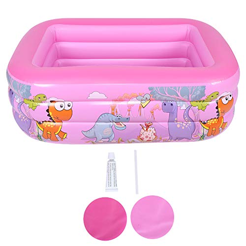 RvSky Garden Supplies Outdoor Portable Cartoon Pattern Inflatable Children Baby Swimming Bathing Pool Tub Supplies