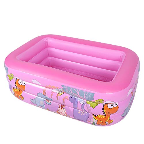 RvSky Garden Supplies Outdoor Portable Cartoon Pattern Inflatable Children Baby Swimming Bathing Pool Tub Supplies