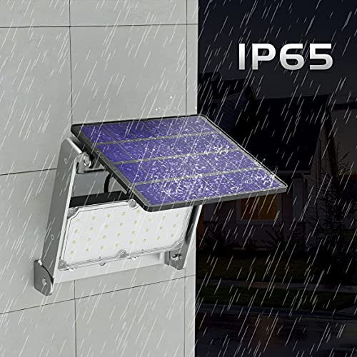 Solar Lights Outdoor, Motion Sensor Security Lights, Multiangle Adjustable Lightweight Solar Wall Lights with 40 High Bright LED Waterproof Aluminum Alloys Flood Light for Garden Garage Patio