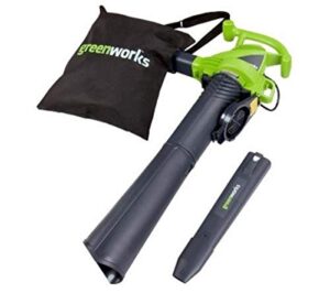 greenworks 12 amp 2-speed (230 mph / 375 cfm) blower / vacuum