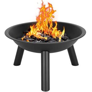 ldchnh 22inch reusable campfire pot portable outdoor garden easy lighting fire pits travel camping tank heating fire box home uesd