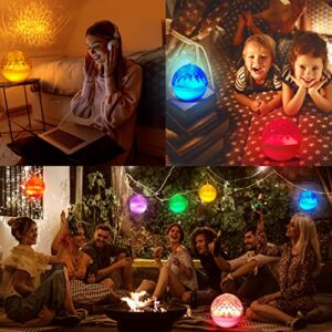 LanPool Swimming Pool Lights Solar Floating Light with Multi-Color LED Waterproof Outdoor Garden Lights,Halloween,Christmas Lights (2PCS)