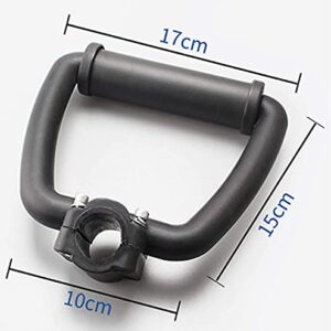 NW Weed Eater Trimmer Handle Bar Handlebar Universal Loop Handle Bar Mounting Hardware Kit Trimmer Replacement Handle for Trimmer Garden Lawn Cutter Black (B)