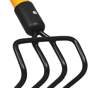 Garden Cultivator (2 Pack)– Sturdy Hand Tiller/Cultivator – Heavy Duty Blade for Digging, Loosening Soil and Weeding – Equipped with Rubber Grip Handle for a Strong Hold – Rust Resistant