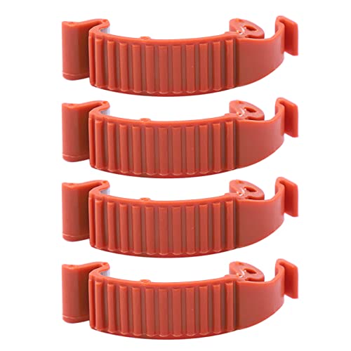 Atunee 4Pcs Top Cylinder Cover Snap Clip Buckle for Husqvarna 435 440E 445 450 450E 570 575 576 Chainsaw Garden Lawn