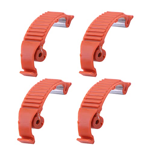 Atunee 4Pcs Top Cylinder Cover Snap Clip Buckle for Husqvarna 435 440E 445 450 450E 570 575 576 Chainsaw Garden Lawn