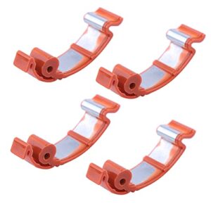 Atunee 4Pcs Top Cylinder Cover Snap Clip Buckle for Husqvarna 435 440E 445 450 450E 570 575 576 Chainsaw Garden Lawn