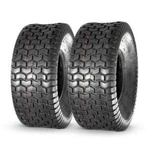 maxauto 20×8.00-8 lawn mower tires 20x8x8 lawn tractor tire 20×8-8nhs riding mower tires, 4 ply tubeless tire, 965lbs capacity, set of 2