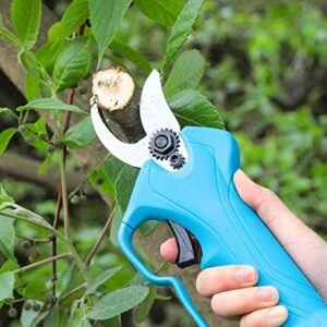 ATAAY 16.8VCordless Pruner Lithium-ion Pruning Shear Efficient Scissors Bonsai Electric Tree Branches Garden Tools Electric