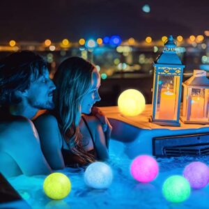 12 Packs Floating Pool Lights with 3 Remotes, 3 Inch Moon Pool Floating Ball Lights LED Glow in The Dark Waterproof Hot Tub Night Light Pool Accessories for Inground Pool Fountain Garden Party Decor