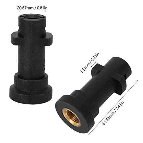 Washer Nozzle, G1/4 Washer Hose Nozzle Adapter Garden Hose Nozzle High Pressure Washing Machine Nozzle Joint Fit for Karcher K2~K7