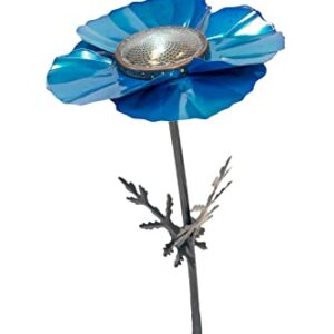 Desert Steel Flower Solar Light (Blue Poppy)