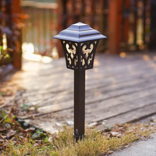 Malibu Lights Outdoor Low Voltage Landscape Path Lights LED Garden Pathway Light 0.8W Warm White Lights for Lawn, Yard, Patio 8405-9112-01