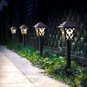 Malibu Lights Outdoor Low Voltage Landscape Path Lights LED Garden Pathway Light 0.8W Warm White Lights for Lawn, Yard, Patio 8405-9112-01