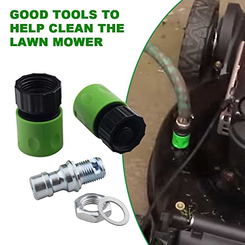 ZHIXING 490-900-0025 Riding Lawn Mower Deck Wash Kit/Universal Garden Hose Wash Attachmen, Compatible with Troy Bilt - MTD 42" Tractor & 46", 50", 54" Walk-Behind Mower Deck, 2005 and After