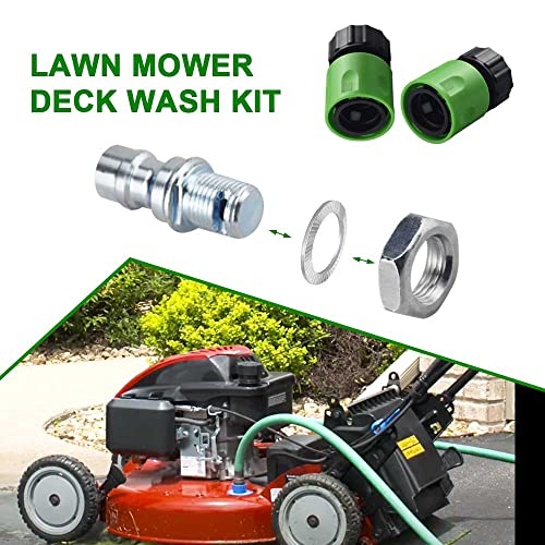 ZHIXING 490-900-0025 Riding Lawn Mower Deck Wash Kit/Universal Garden Hose Wash Attachmen, Compatible with Troy Bilt - MTD 42" Tractor & 46", 50", 54" Walk-Behind Mower Deck, 2005 and After