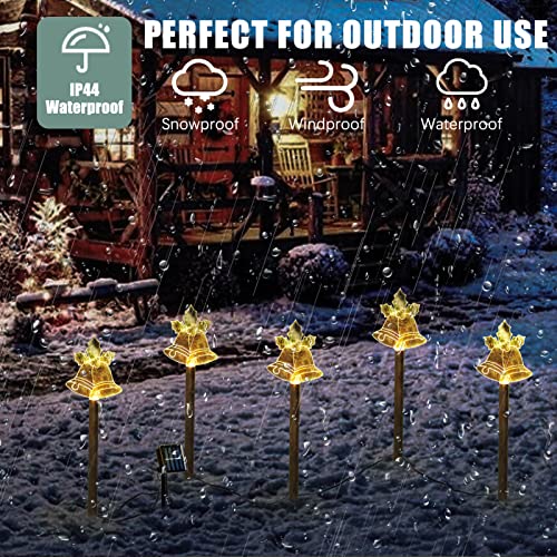 Bstge Christmas Decorations,Solar Christmas Stake Lights,Outdoor Christmas Lights for Lawn Patio Garden Yard Decoration