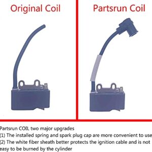 PARTSRUN A411000131 A411000130 Ignition Coil Module for Echo Hedge Trimmer SRM225 TC-210 EB212 GT-225 ES-210 GT-200 HC-150 PB-200 PPF-210 HC-160 HC-180 HC-200 SHC-210 SRM-210 SRM-211 ZF-IG-A00273