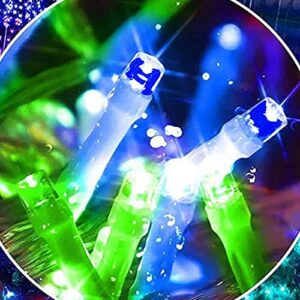 Hezbjiti Christmas Lights Color Changing Indoor String Lights 11 Modes 300LED 99ft LED Fairy Lights with Remote for Xmas Party Tree Yard Porch Garden Wedding Blue to Green