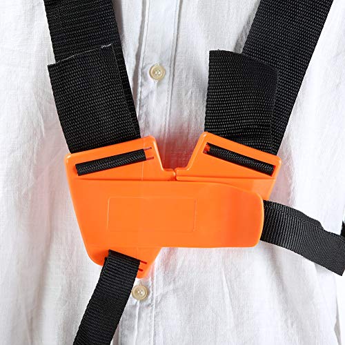 Akozon Garden Trimmer Strap, Pruner Harness Double Shoulder Padded for Lawn Mower