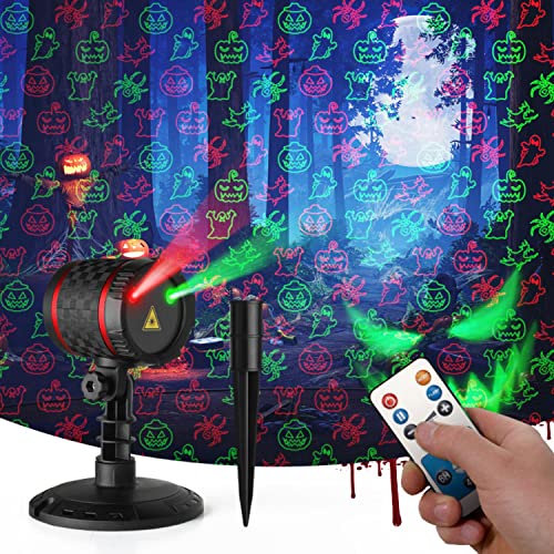 Laser Lights Projector, Indoor Outdoor Garden Waterproof with Remote Control for Holiday Decoration