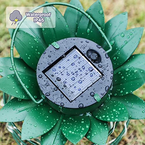 BQOQB 2 Pack Solar Pineapple Light - 60 LEDs Outdoor Garden Decor Hanging Lantern with Handle Waterproof for Patio,Porch,Path,Yard,Walkway,Lawn