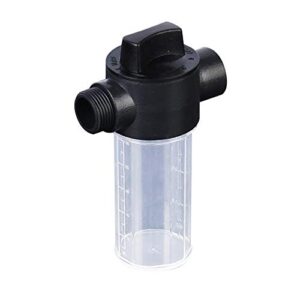 100ML Car Wash Pressure Washer Water Snow Foam Pot, Independent Switch Car Foam Bottle, Directly Connect to Garden Hose Lance Controllable Foam Auto Washer Accessories