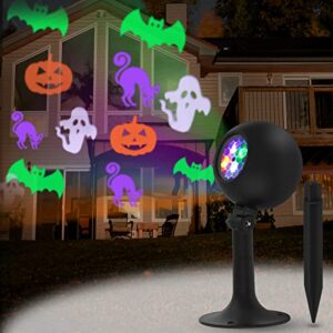 halloween lights led projector lights waterproof outdoor indoor projector spotlights landscape lights for halloween theme party yard garden decorations